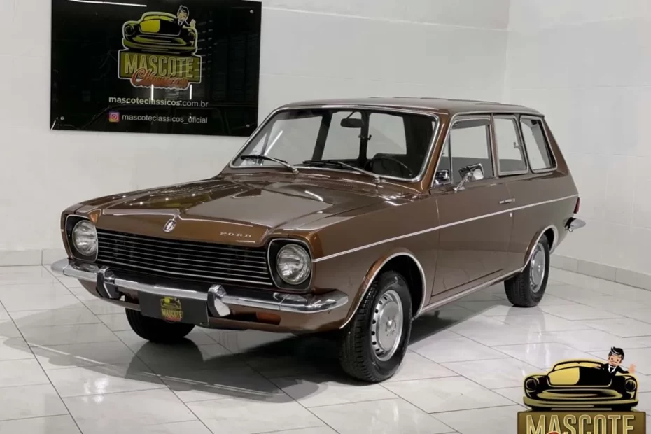 Ficha técnica Carros Ford Belina 1.4 cor marrom metálico ano 1975 - Porsche