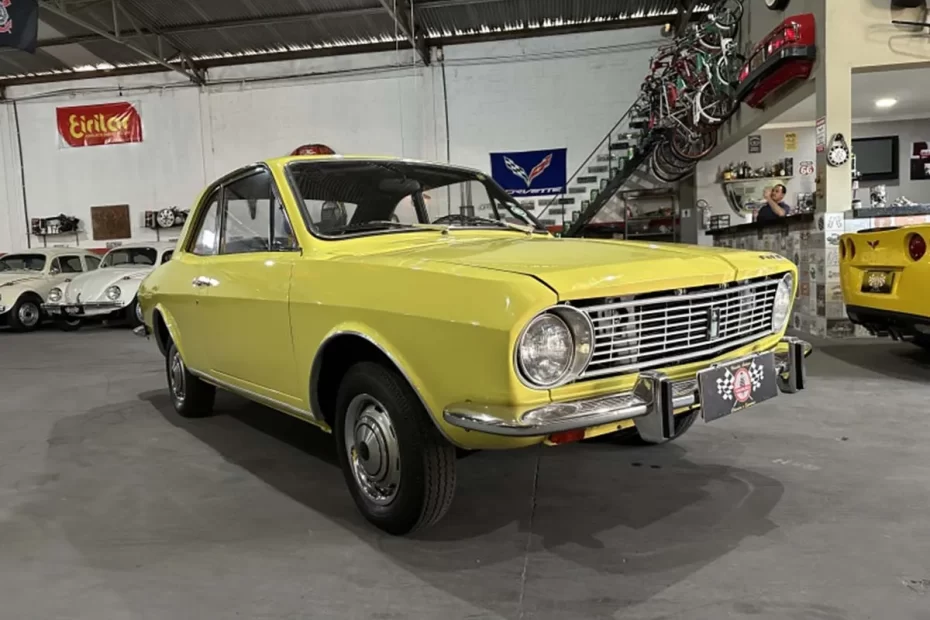 Ficha técnica carros Ford Corcel 1 Luxo coupé 1.3 cor amarelo pop ano ...